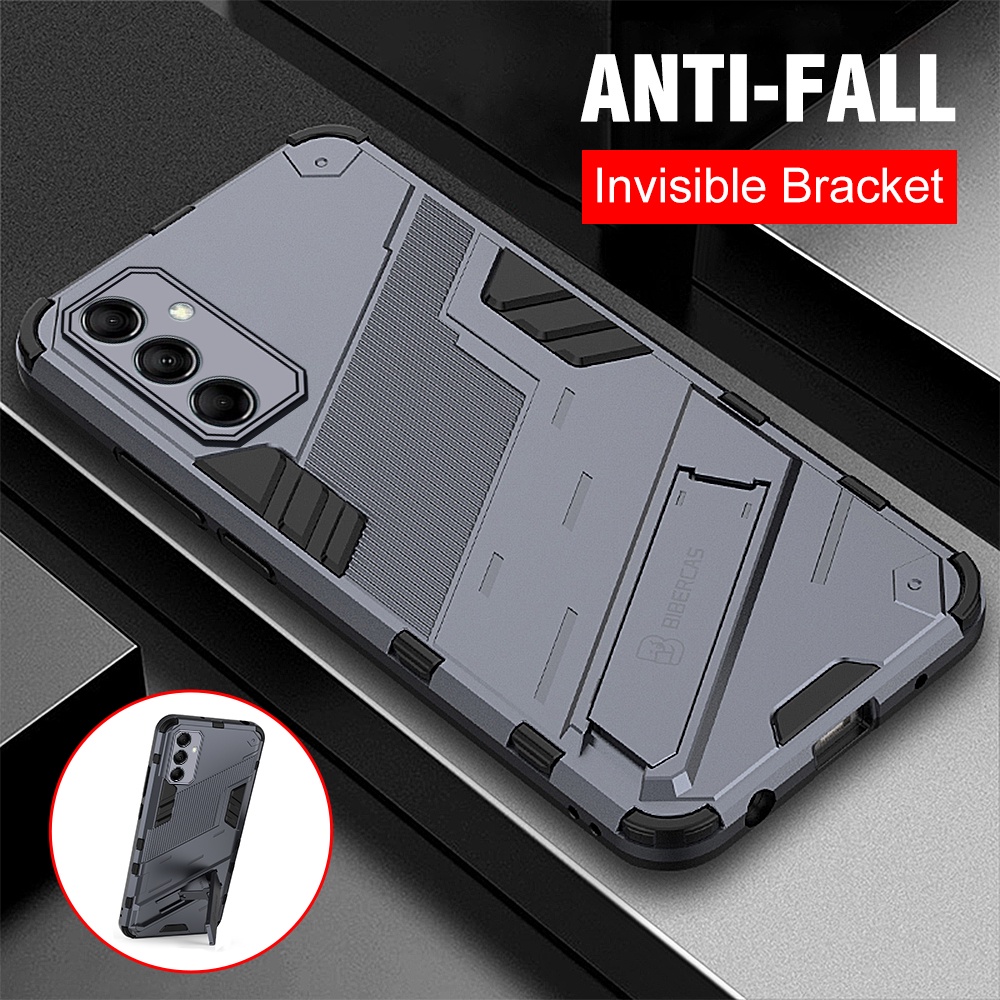 เคสโทรศัพท์มือถือแบบแข็ง กันกระแทก พร้อมขาตั้งแม่เหล็ก สําหรับ Samsung ...