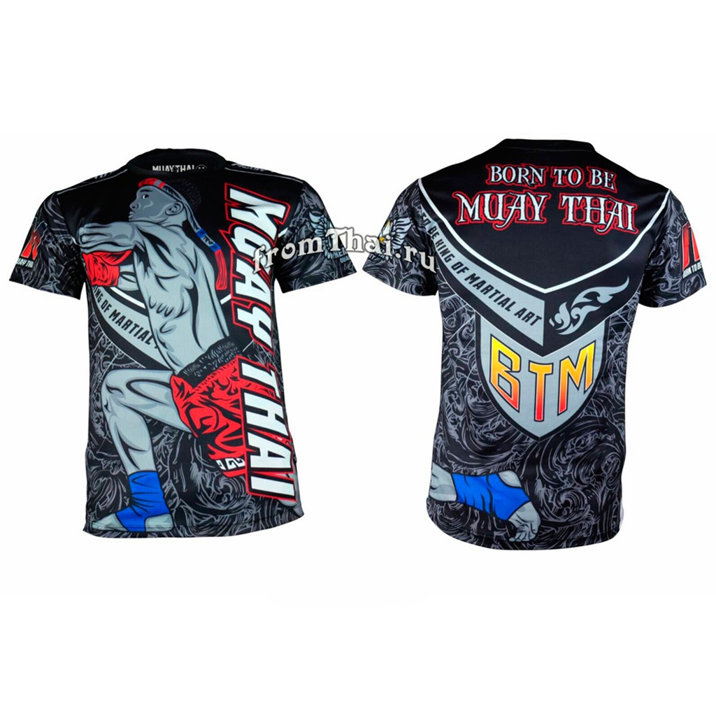 Baju Raya Born To Be Muay Thai T Shirt Kurta Lelaki T Shirt | Shopee ...