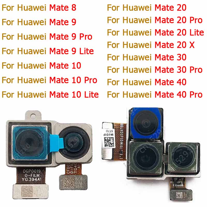 สําหรับ Huawei Mate 8 9 Mate 10 Lite 20 30 40 Pro ของแท้ กล้องหลัง กล้องด้านหลัง โมดูล สํารอง ...