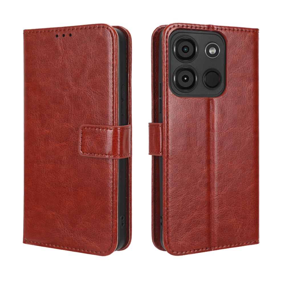 Itel A60 เคสโทรศัพท์หนัง PU ฝาพับ พร้อมช่องใส่บัตร ตั้งได้ สําหรับ ITEL ...