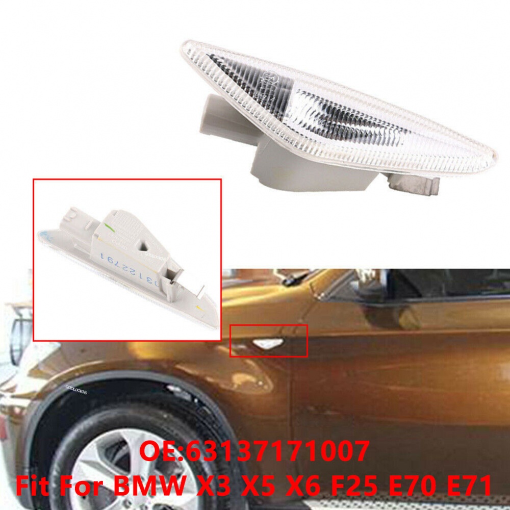 อะไหล่ไฟหรี่ด้านข้าง 0.7W แบบเปลี่ยน63137171007 อุปกรณ์เสริม แบบใส 13 ...