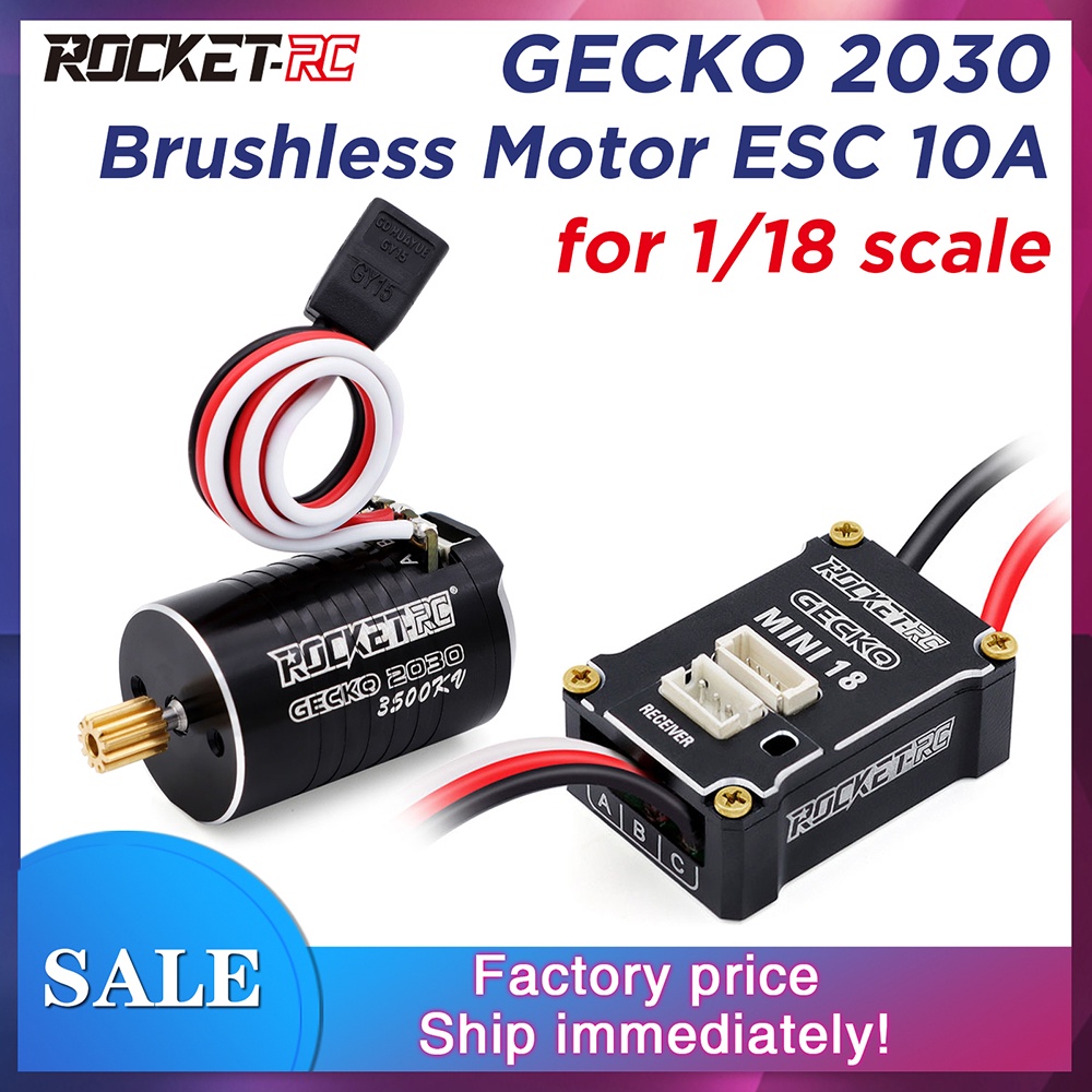 Rocket-rc 2030 มอเตอร์ไร้แปรงถ่าน เซนเซอร์ ขนาดเล็ก 18 ESC Combo ...