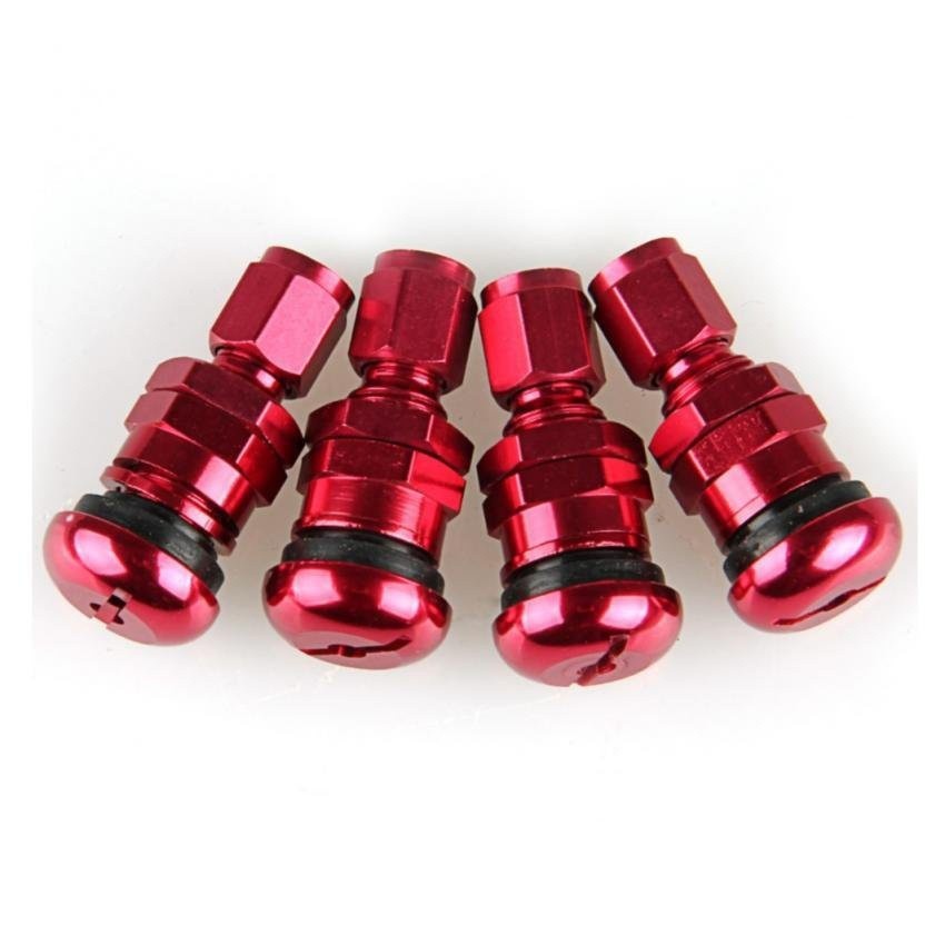 จุ๊บลมนิรภัย เป็นระบบขันนอกและขันใน 4 ชิ้น (RED) 84-racing | Shopee ...