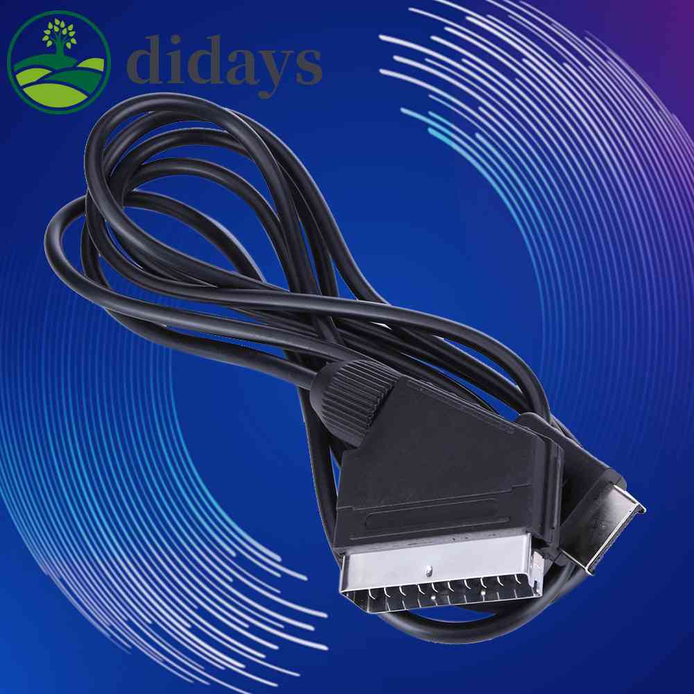 สายเคเบิลเกมคอนโซล TV AV RGB 1.8 เมตร สําหรับ PS1 PS2 PS3 Line Console ...