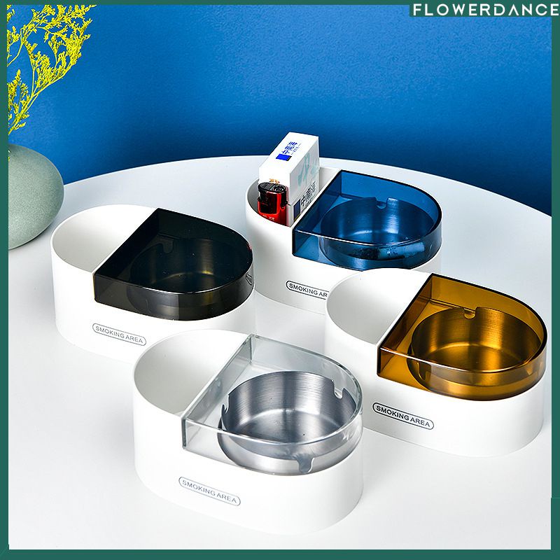 โถสุขภัณฑ์ Creative Wall-Mounted Ash Tray With Cover Non-Perforated ...