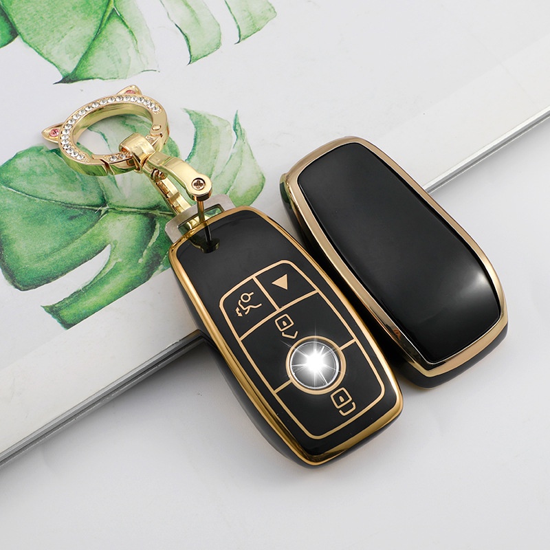 3/4 ปุ่ม TPU รถ Remote Key กรณี Fob สําหรับ Mercedes Benz W177 W205 ...