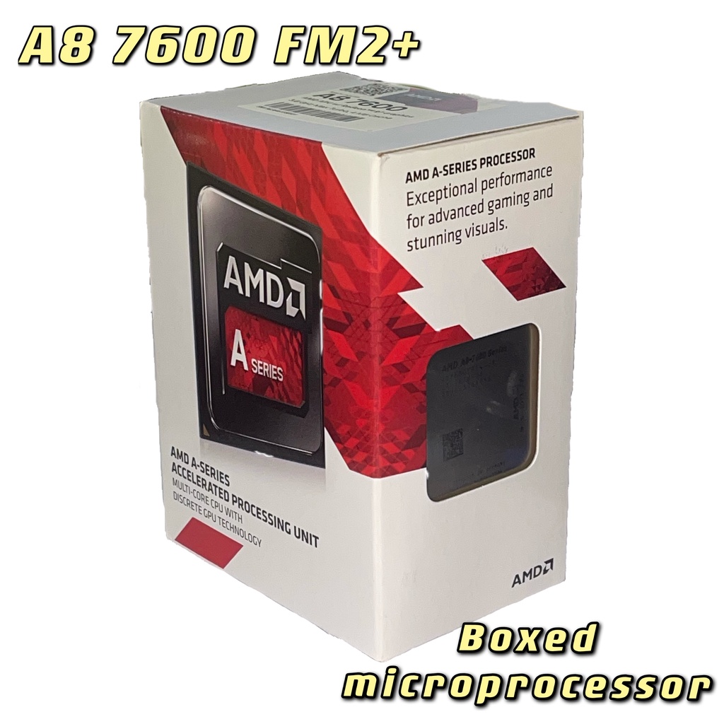 ซ็อกเก็ตไมโครโปรเซสเซอร์ AMD A8-Series A8-7600 A8 7600 3.1GHz Quad-Core ...