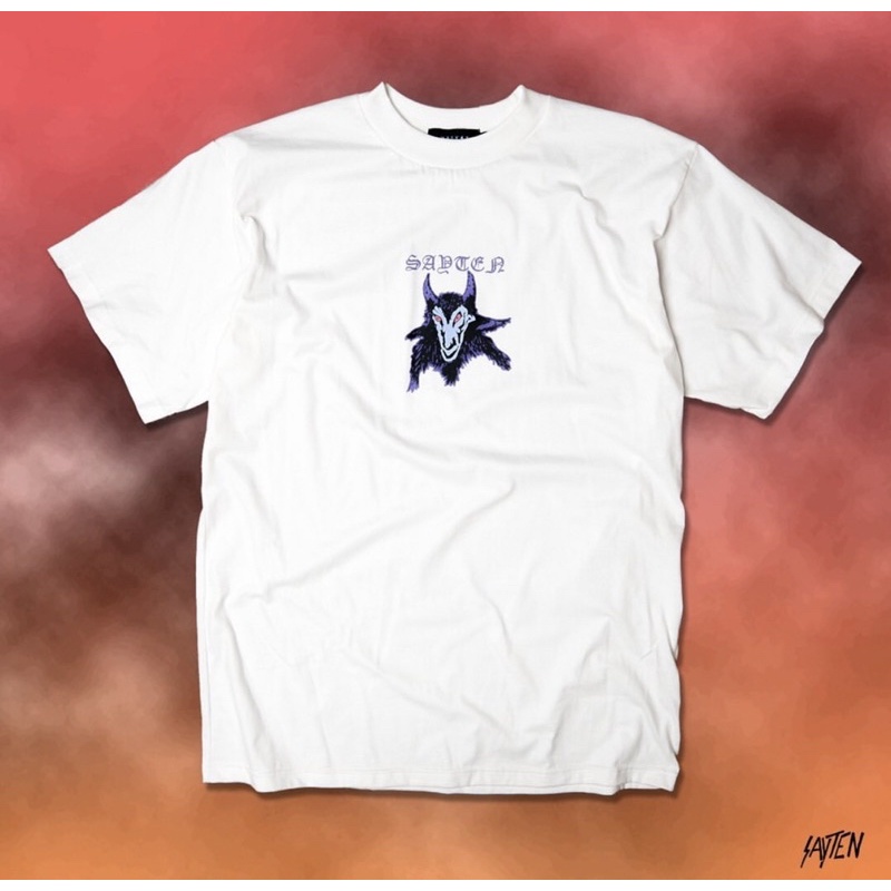 ระดับแสง 6 SAYTEN GOAT TEE WHITE | Shopee Thailand