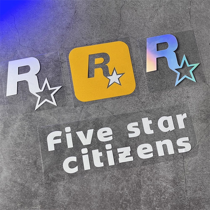 Grand Theft Auto GTA5 R Star สติกเกอร์สะท้อนแสง สําหรับติดตกแต่งรถยนต์ ...