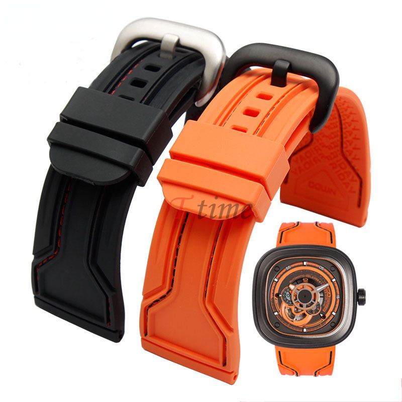 SEVENFRIDAY สายนาฬิกาข้อมือยาง กันน้ํา สําหรับ Seven Friday P3C 02 SF ...