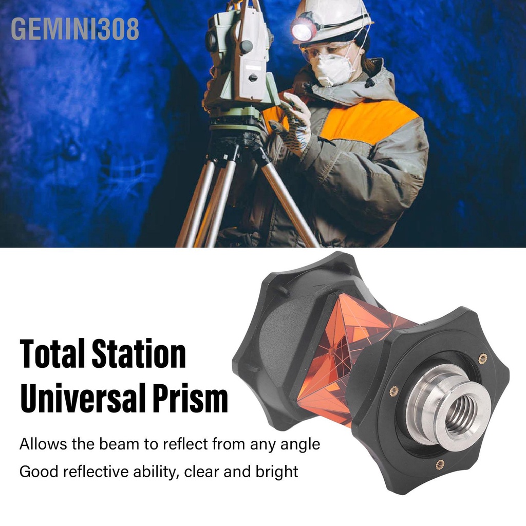 Gemini308 Total Station Prism 360 Degree Universal Lens ปริซึมแก้ว ...