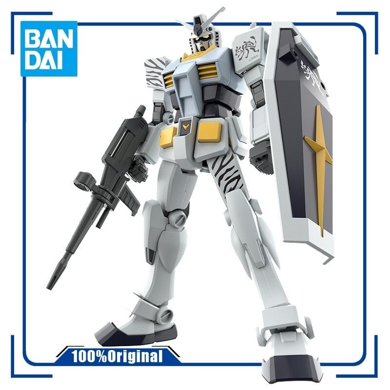 BANDAI ENTRY GRADE 1/144 RX-78-2 Gundam (White Tiger Roaring Kun Ver.) Assembly Model Action Toy ...