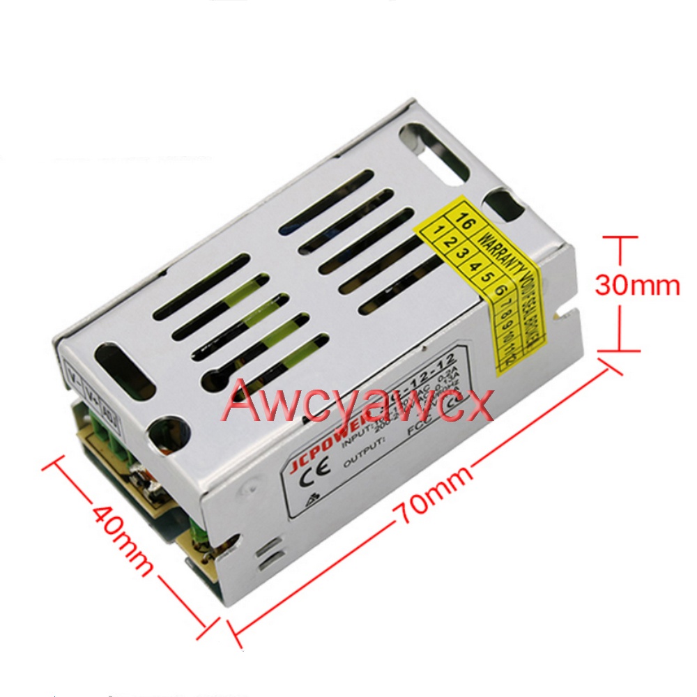 อะแดปเตอร์พาวเวอร์ซัพพลาย DC 5V 2A 12V 1A 1.25A หน้าจอ LCD CCTV 10W 12W 15W | Shopee Thailand