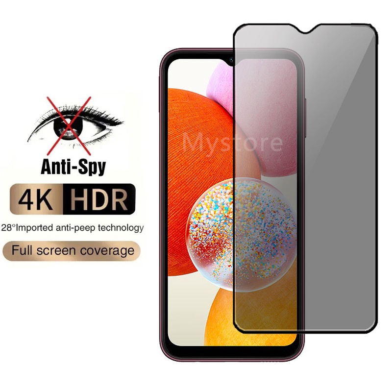 กระจกนิรภัย มเป็นส่วนตัว ป้องกันหน้าจอ Samsung ss Galaxy S23 S21 S20 FE A05 A05s A04 A04s A04e ...