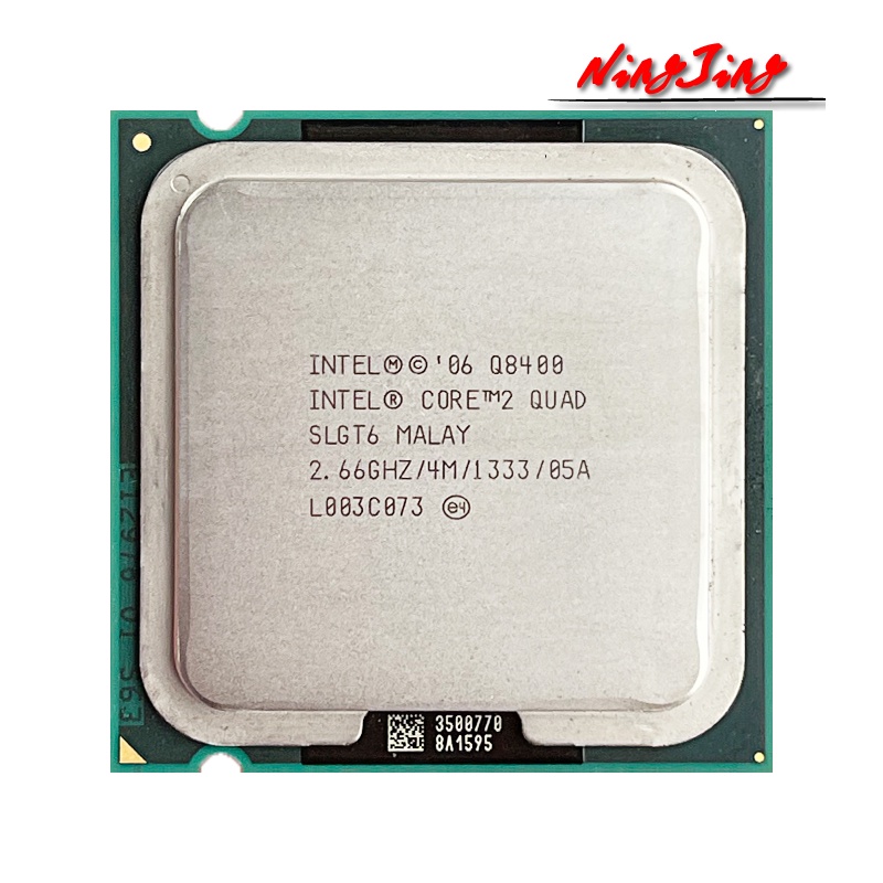 โปรเซสเซอร์ CPU Intel Core 2 Quad Q8400 2.6 GHz Quad-Core Quad-Thread ...