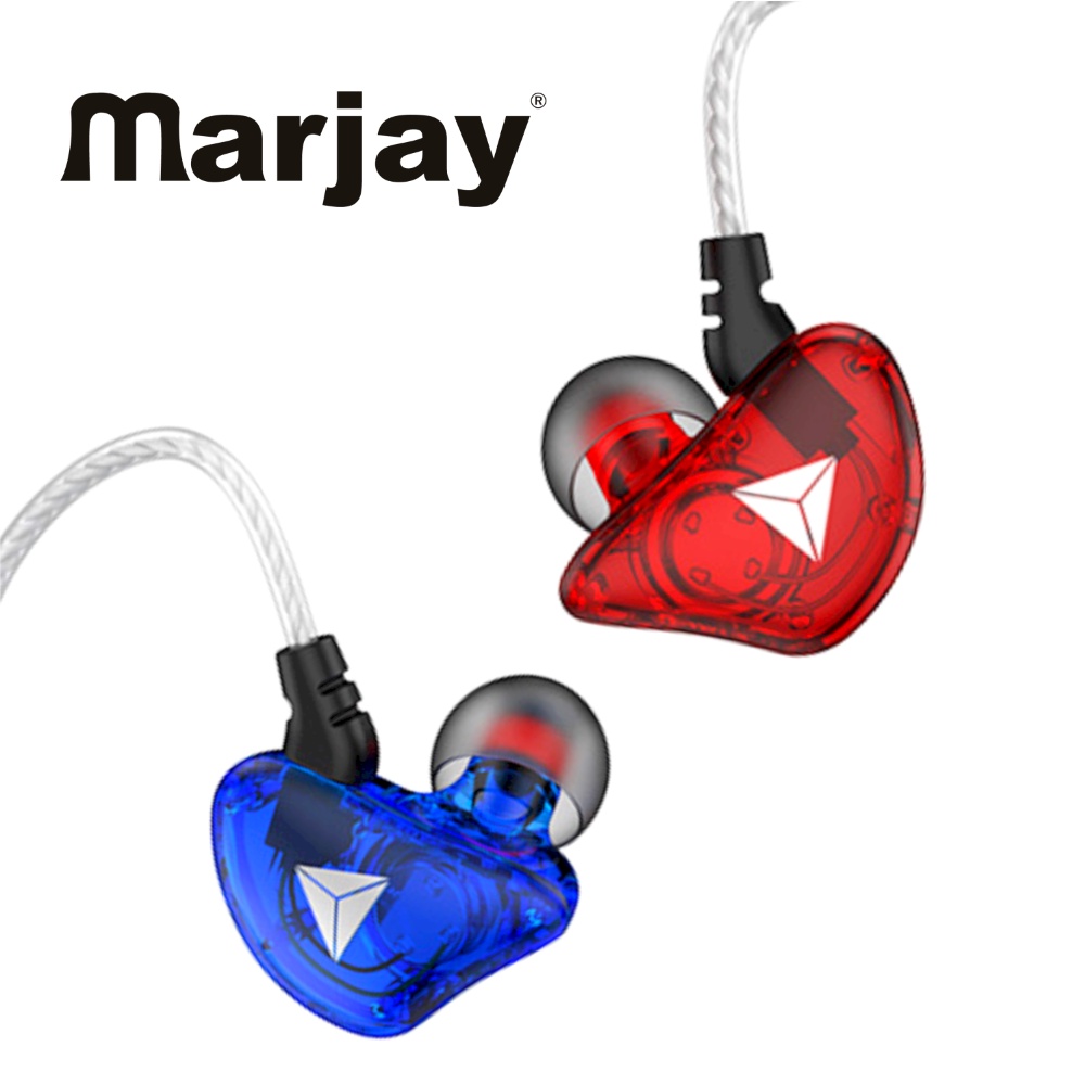 Marjay หูฟังอินเอียร์ แบบมีสาย เบสหนัก ปลั๊ก 3.5 มม. สําหรับเล่นเกมเพลง ...