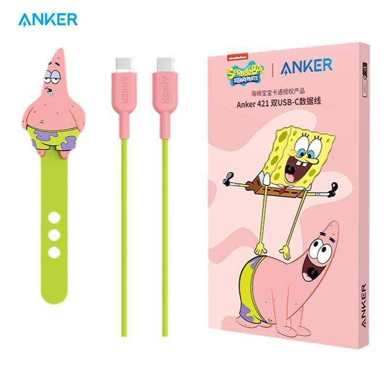 Anker 421 SpongeBob SquarePants USB Type-C สายชาร์จข้อมูล สายชาร์จ สาย ...