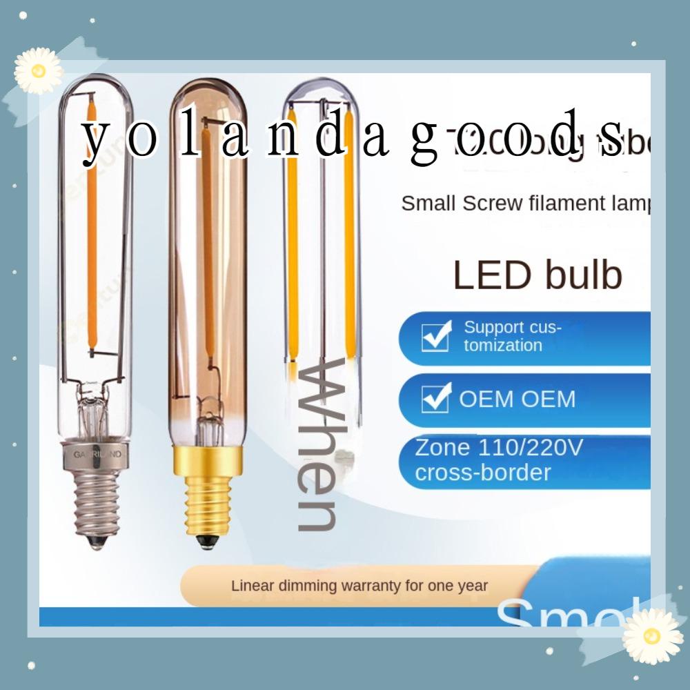 Yola หลอดไฟคริสตัล LED 1W E12 E14 2200K 2700K T20 สีขาว | Shopee Thailand