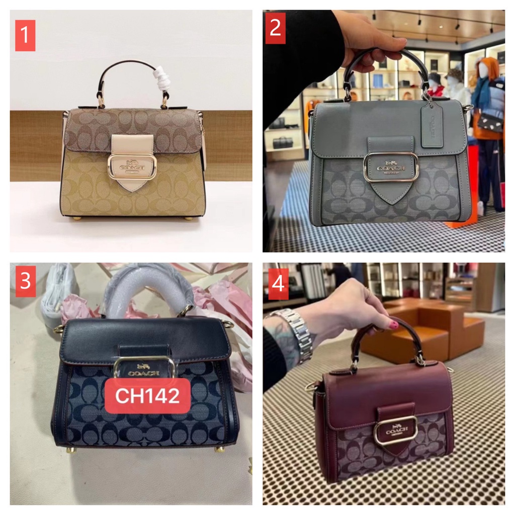 Morgan Top Handle CH314 CH142 ขนาดเล็กกระเป๋าถื อพลิก กระเป๋าสะพายไหล่ ...