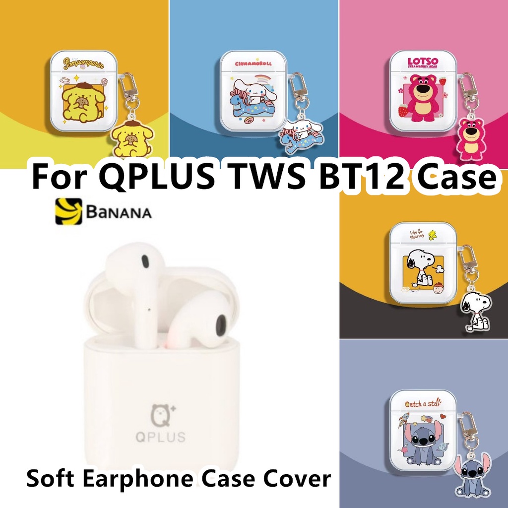 【พร้อมส่ง】เคสหูฟังนิ่ม แบบใส ลายการ์ตูน Star Kabi Beast สําหรับ QPLUS TWS BT12 QPLUS TWS BT12 ...