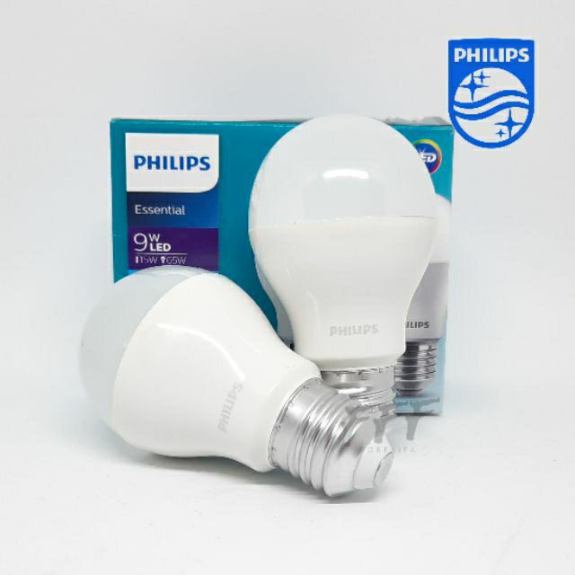 อะไหล่หลอดไฟ [PHILIPS แพ็คคู่สุดคุ้ม] หลอดไฟ PHILIPS LED bulb Essential ...