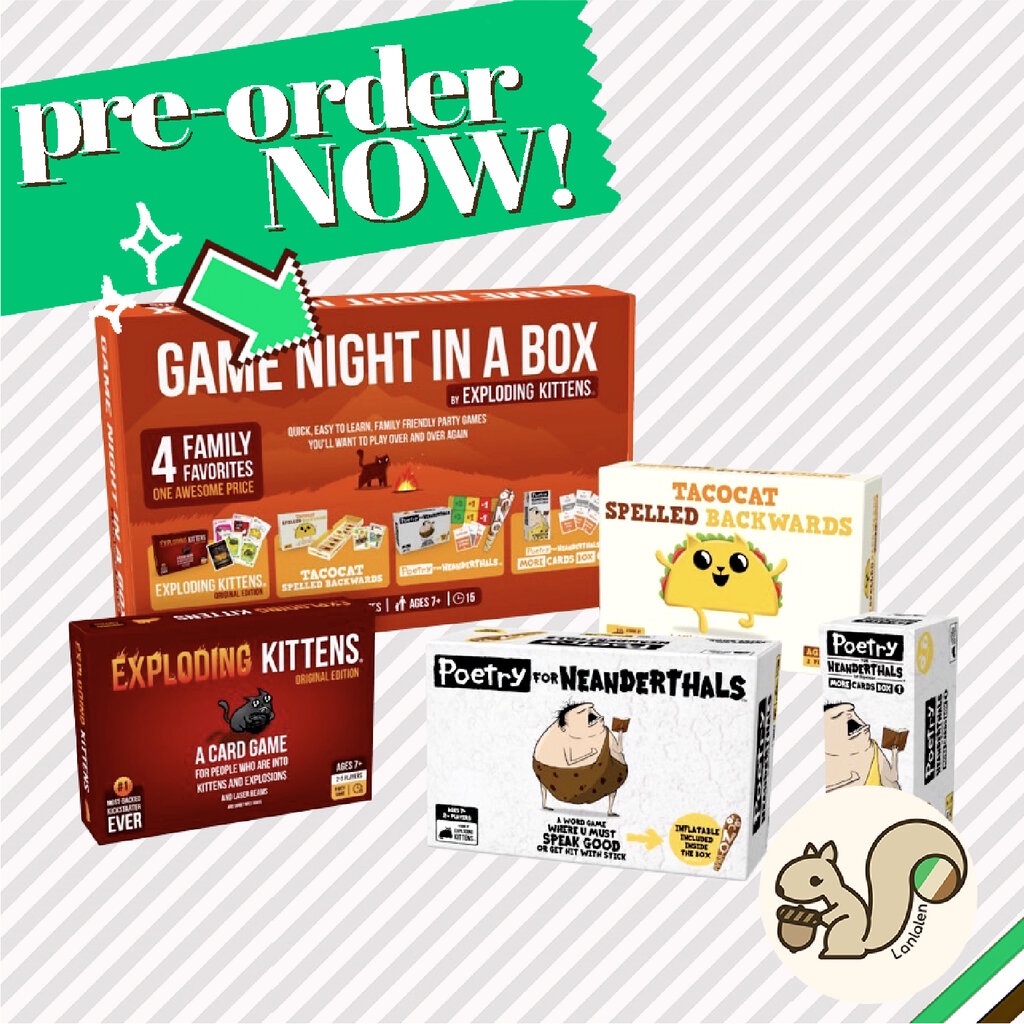 Exploding Kittens: Game Night in a Box [Pre-Order] | Shopee Thailand