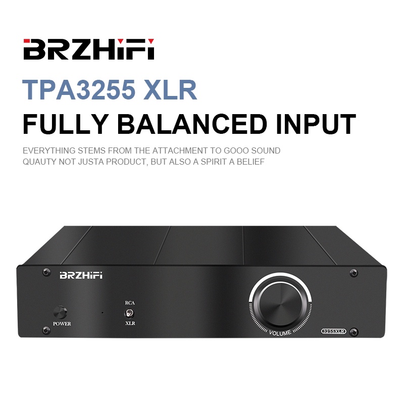 Brzhifi เครื่องขยายเสียงสเตอริโอดิจิทัล TPA3255 XLR อินพุต เอาท์พุต ...