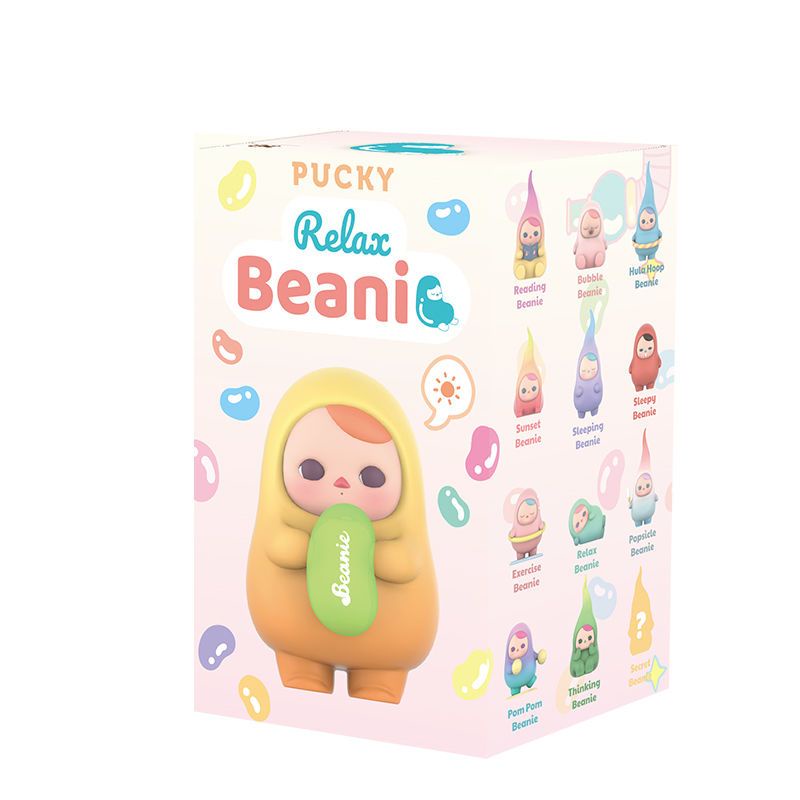 POPMART PUCKY Relax Beanie Series POP MART Official | Shopee Thailand