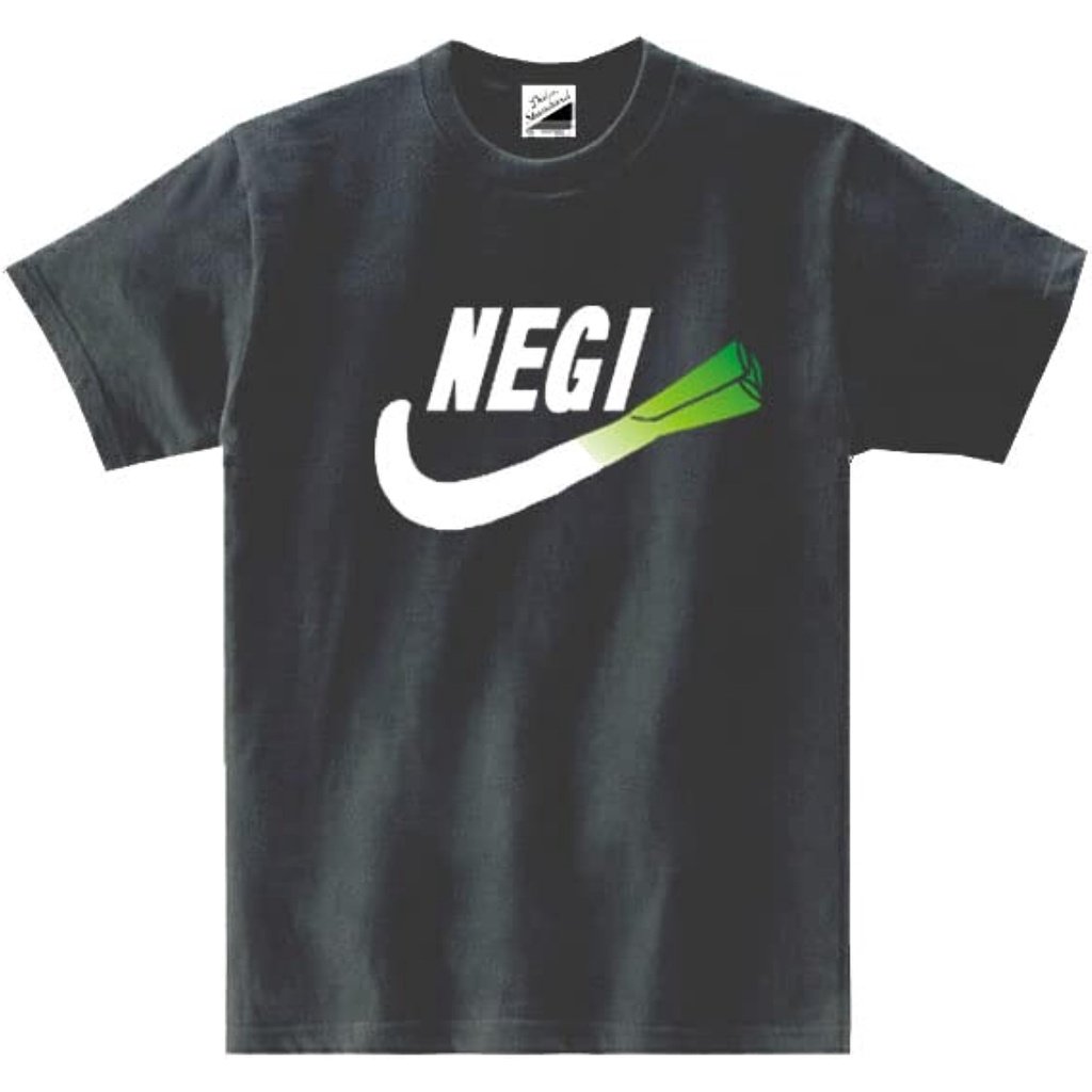 [NEGI Green Onion T-shirt] S-3XL Short Sleeve T-shirt Funny Parody Gift ...