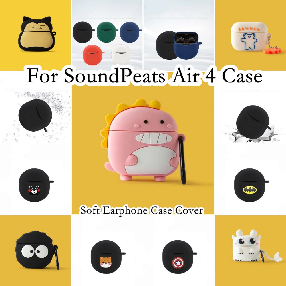 【imamura】เคสหูฟัง แบบนิ่ม ลายการ์ตูน สําหรับ SoundPeats Air 4 SoundPeats Air 4 | Shopee Thailand