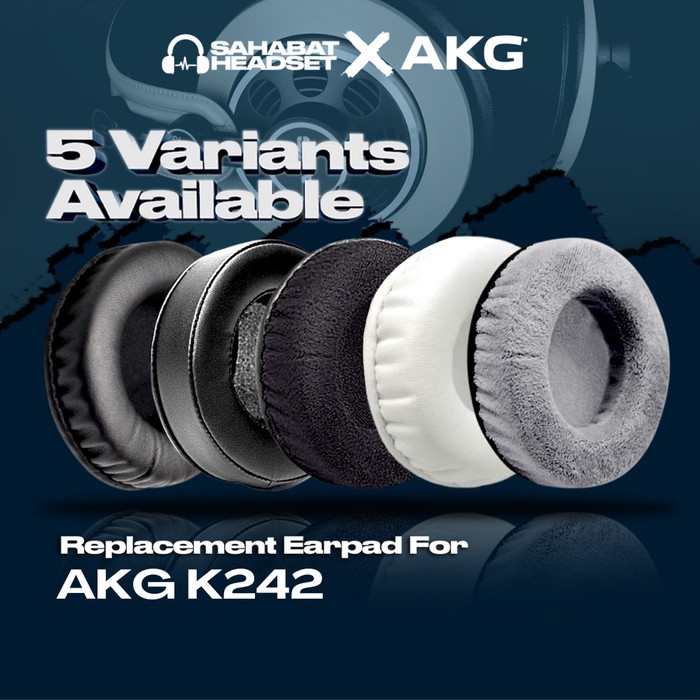 แผ่นรองหูฟัง Earpad Earcup AKG K242 K 242 K-242 แผ่นโฟมโฟม | Shopee ...