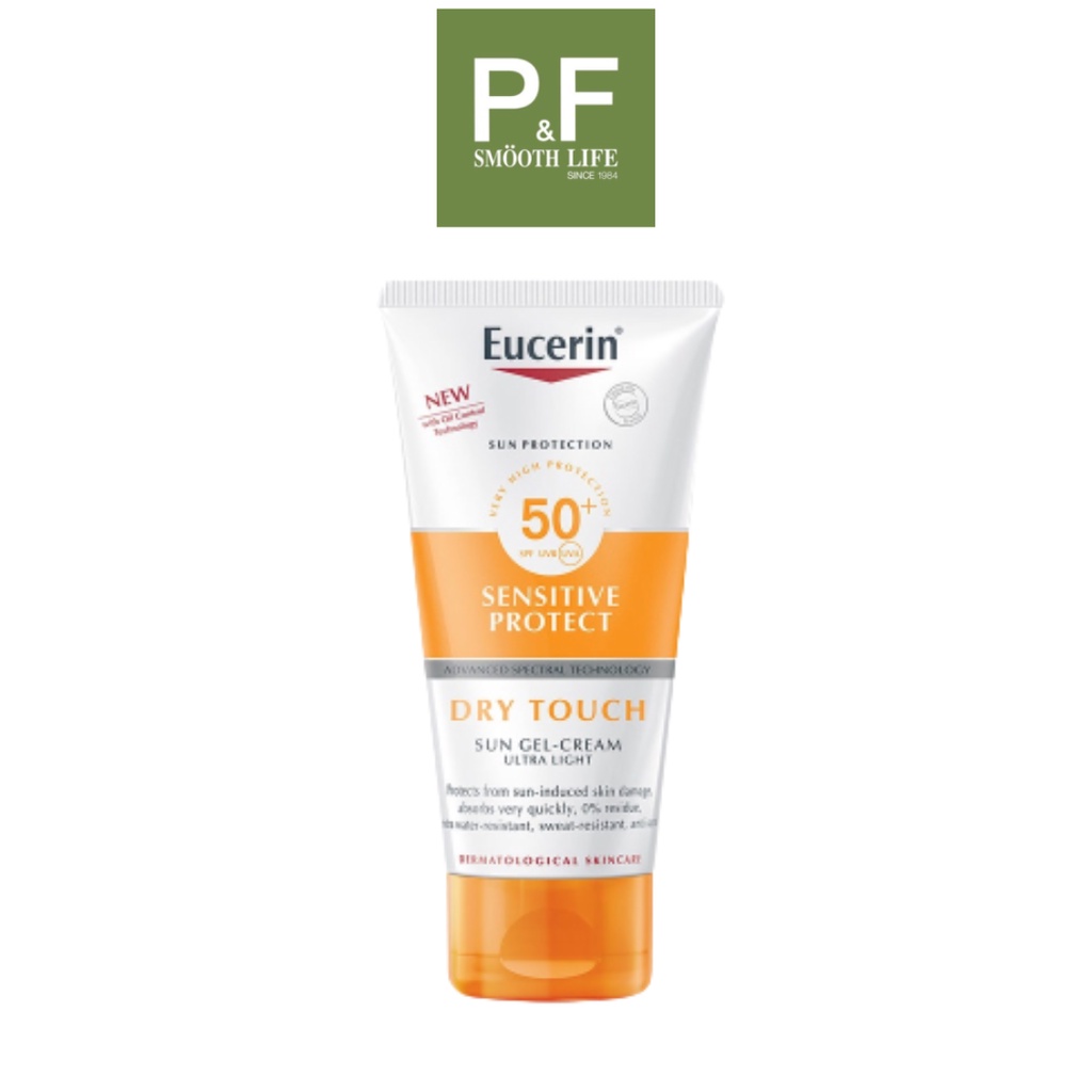 Eucerin Sun Body Sensitive Protect Dry Touch SPF 50+ PA++++ 200ml ครีม ...