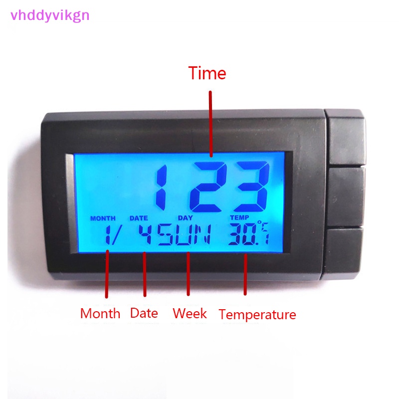 Vhdd 2 in 1 นาฬิกาดิจิทัล หน้าจอ LCD และเครื่องวัดอุณหภูมิอัตโนมัติ ...