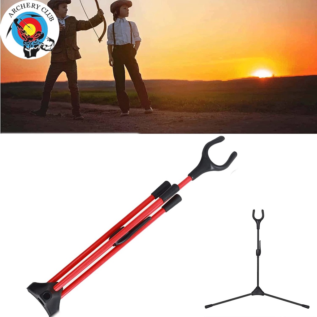Archery Bow Stands - Portable Carbon Fiber Folding Recurve Compound Bow ...