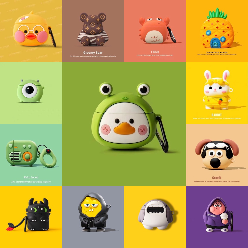 นําไปใช้กับ Disney F11 เคส Case เคสหูฟัง ลายกบ kulomi สีม่วง สําหรับ ...