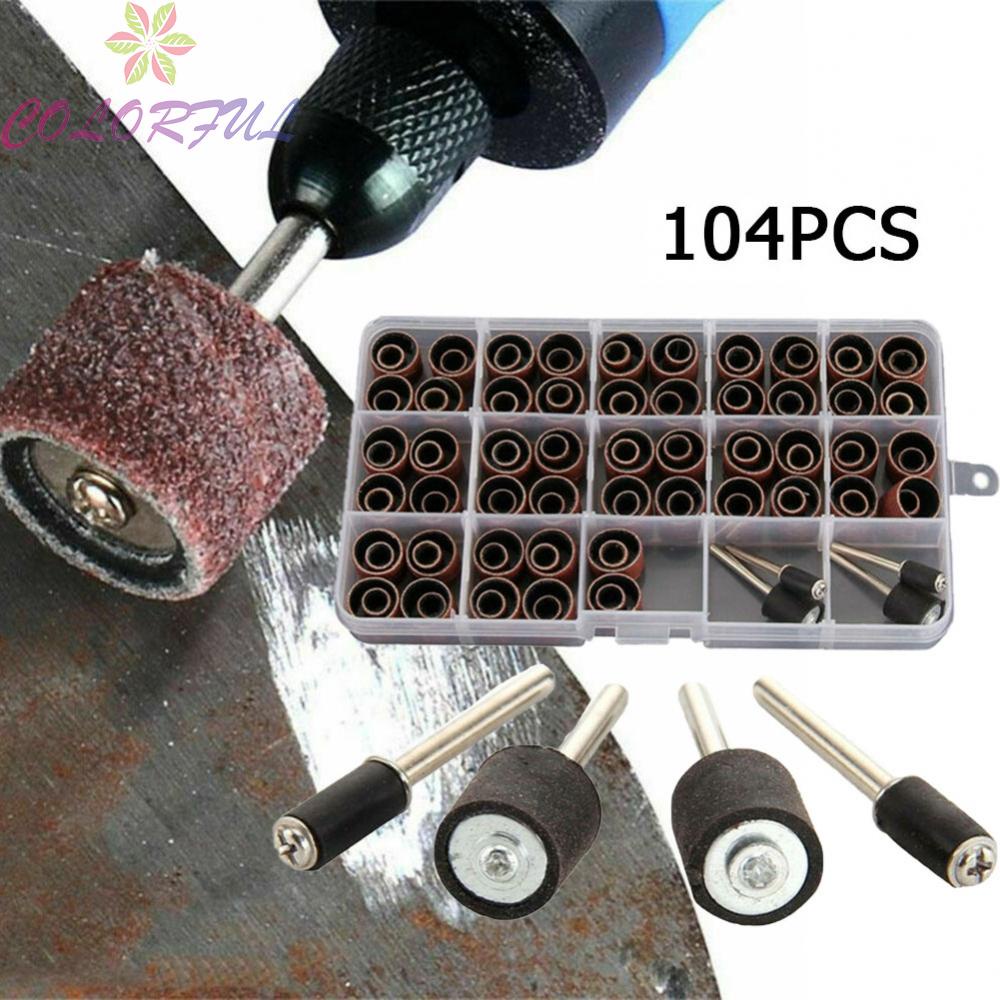【COLORFUL】Sandpaper Mandrels Metal Polishing Sticks Replacement ...