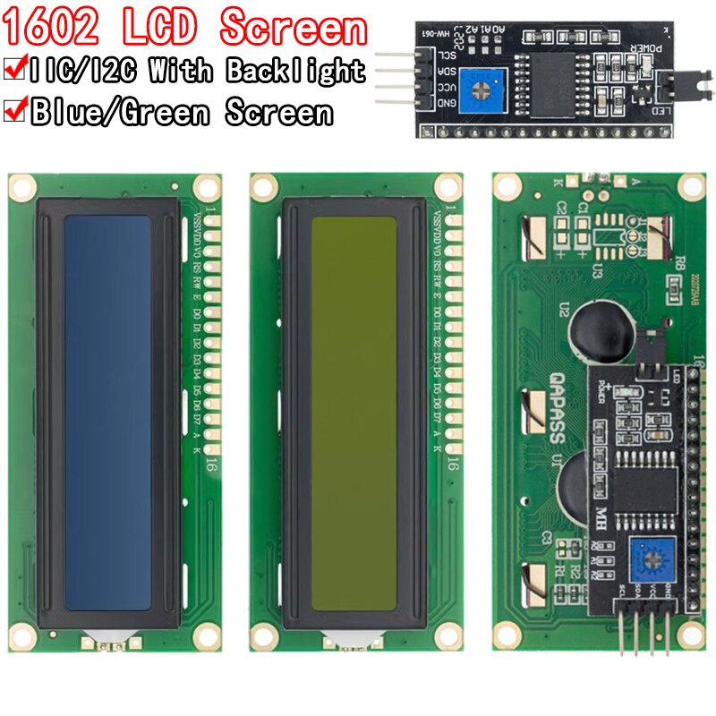 โมดูลหน้าจอ LCD IIC I2C 1602 สําหรับ arduino 1602 LCD UNO r3 mega2560 ...