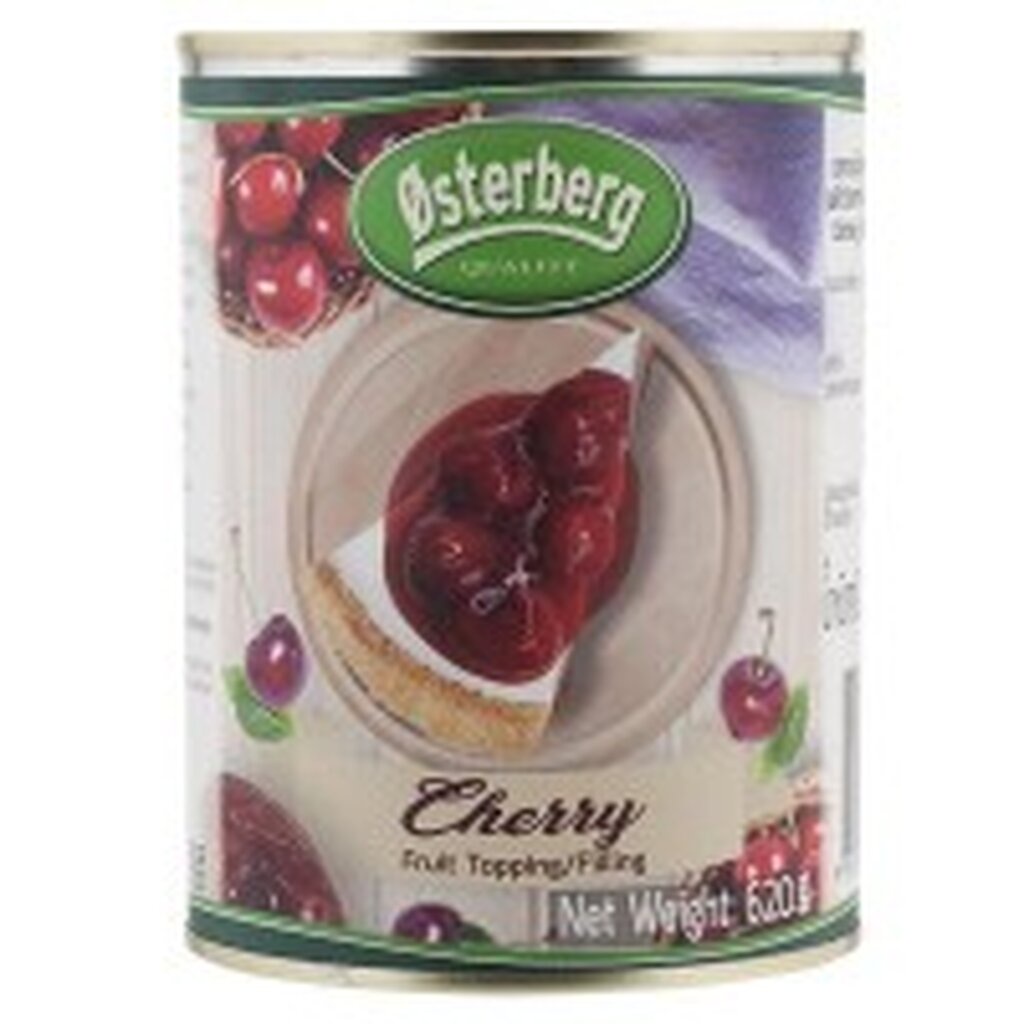 ออสเตอร์เบิร์ก เชอรี่ ฟรุตท็อปปิ้งแอนด์ฟิลลิ่ง Osterberg Cherry Fruit Topping and Filling 620 g ...