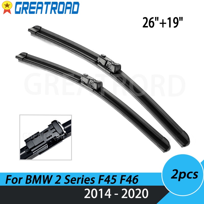 ใบปัดน้ําฝนด้านหน้า RHD และ LHD สําหรับ BMW 2 Series F45 F46 216i 218i ...