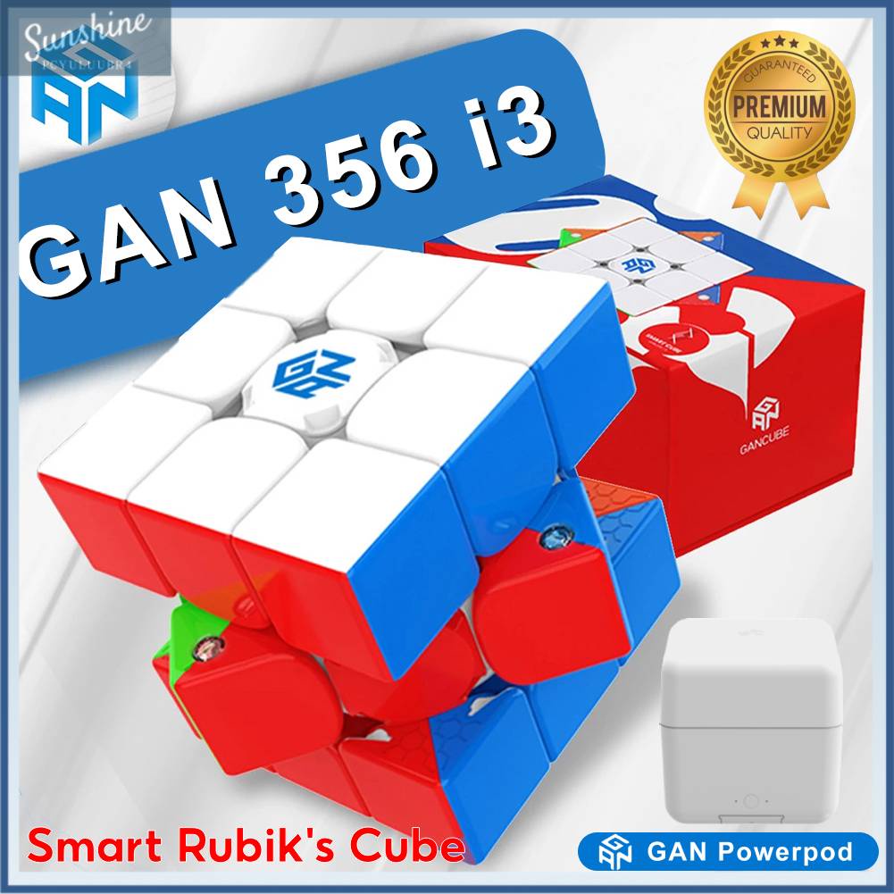 COD จัดส่งทันที รูบิค Gan356 i3 Smart Rubik's Cube 3x3x3 ระดับแชมป์เลือกใช้ ลูกบาศก์แม่เหล็ก GAN ...