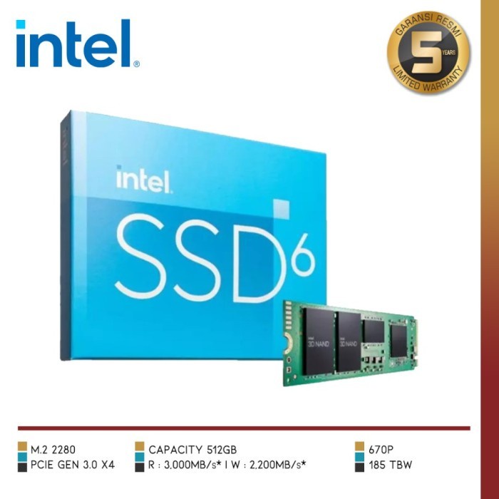 Ssd Intel 670P 1TB NVMe M.2 Gen3 | Shopee Thailand