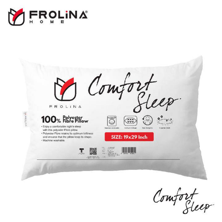 Gift Frolina Comfort Sleep Pillow ขนาด 19 x 29 นิ้ว | Shopee Thailand