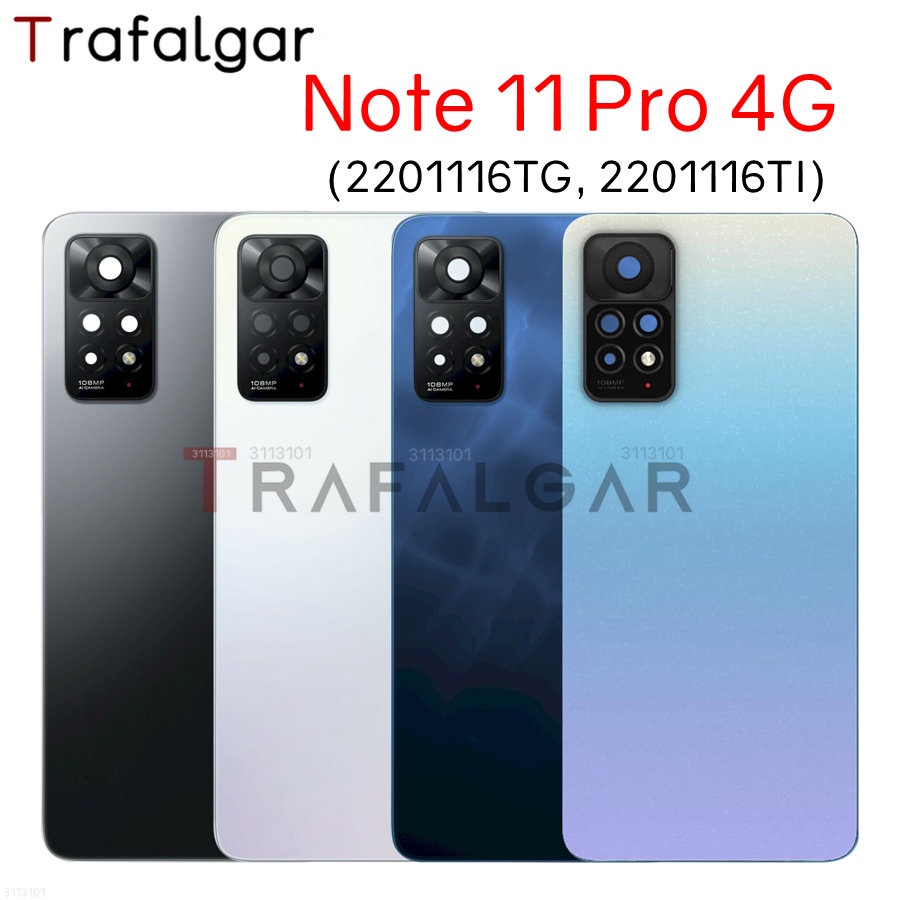 เคสแบตเตอรี่กระจกด้านหลัง พร้อมเลนส์กล้อง และสติกเกอร์ สําหรับ Xiaomi ...