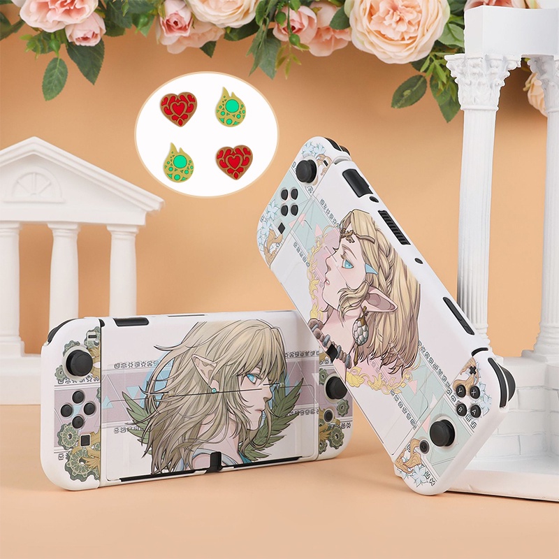 ชุดเคสสวิตช์ อุปกรณ์เสริม สําหรับ Nintendo Switch & Oled Joy-Con และ 2 ...