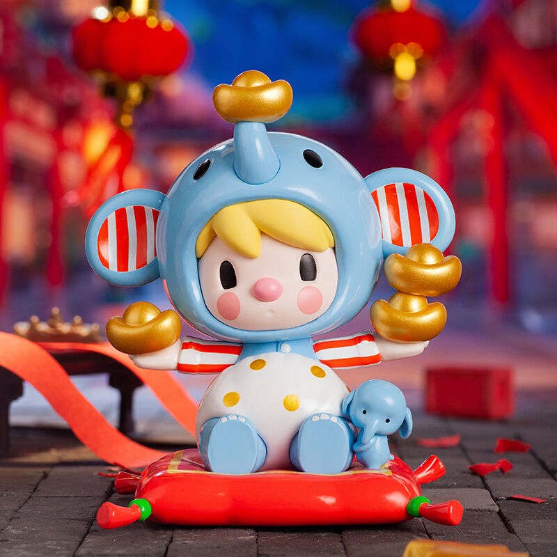 【original】POP MART crybaby Molly Dimoo The Year of Tiger กล่องสุ่ม ...