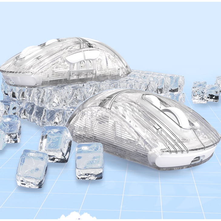 Eweadn Q8 เมาส์โปร่งใส แบบมีสาย ปิดเสียง สําหรับคอมพิวเตอร์ | Shopee ...