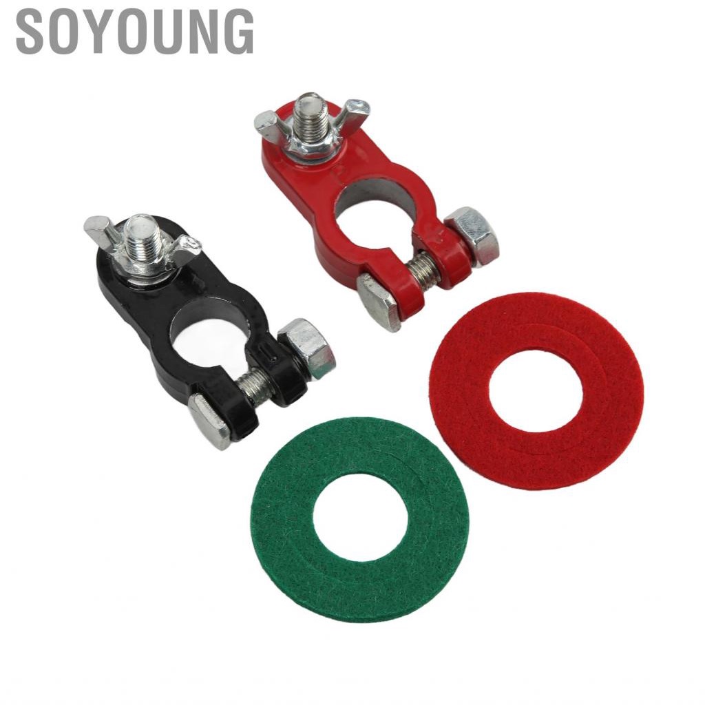 Soyoung Positive Negative Clamp Aluminum Alloy Universal Terminal ...
