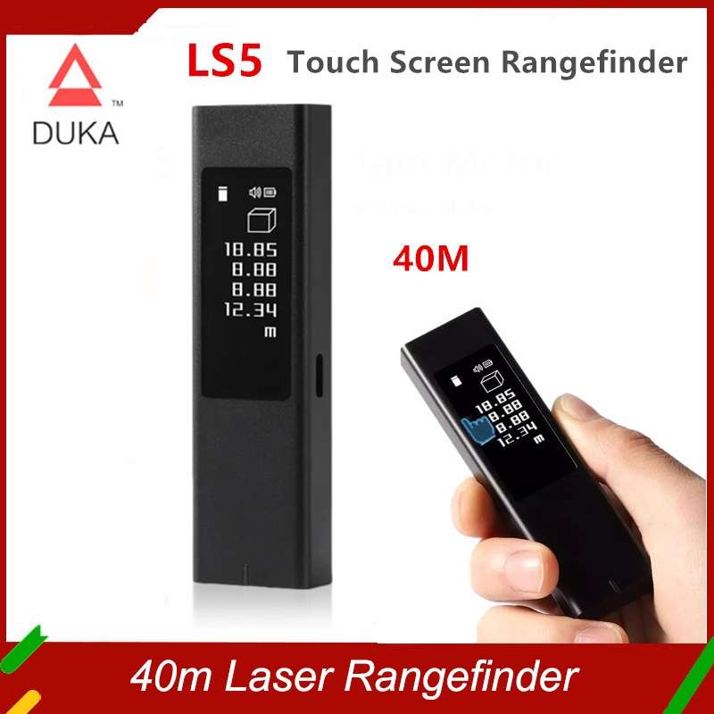 Duka LS5 เครื่องวัดระยะเลเซอร์ OLED หน้าจอสัมผัส 40 เมตร ความแม่นยําสูง ขนาดเล็ก แบบพกพา H9WJ ...