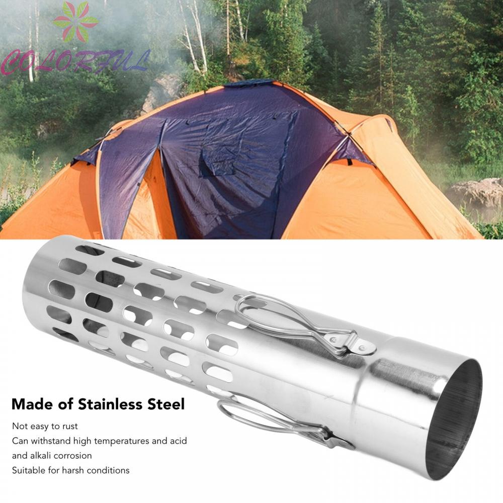【COLORFUL】Tent Chimney Pipe Cover Weatherproof Ventilation Stainless ...