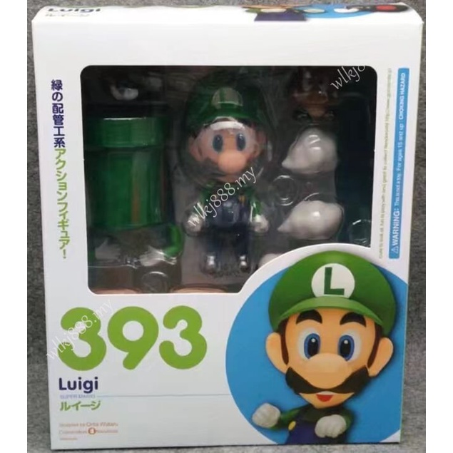 โมเดลฟิกเกอร์ อนิเมะ The Super Mario Bros Nendoroid 473 Mario 393 Luigi ...